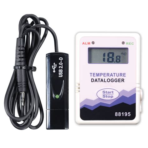 88195 Ezy Log Haccp Food Grade Temperature Data Logger Kit Hlp Controls