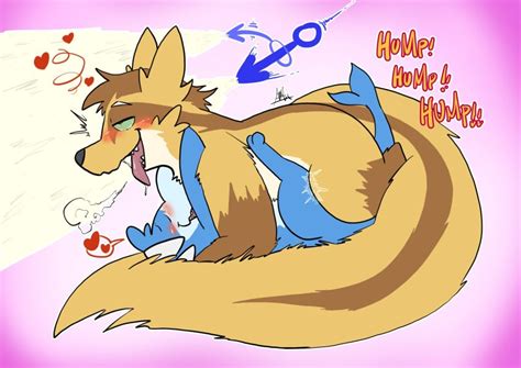 Rule 34 2022 Anthro Biped Blue Body Blush Brown Body Closed Eyes Duo