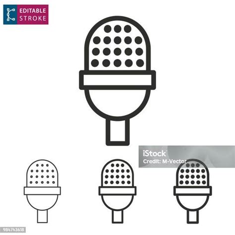 마이크 벡터 아이콘 가수에 대한 스톡 벡터 아트 및 기타 이미지 가수 공연 노래 Istock