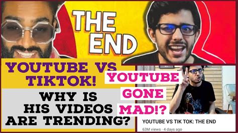 Youtube Vs Tik Tok The Truth Carry Minati Roast The Truth Samj
