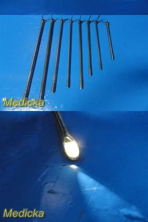 Used Pilling 8x Jackson Pillsbury And Jesberg Esophagoscopes W Light
