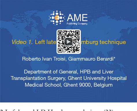 Figure 1 From Laparoscopic Left Lateral Sectionectomy For Living Liver