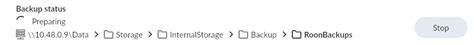 Database Backup On Internal Storage Issue Refnc5m0q Support Roon