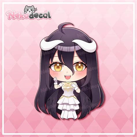 Overlord Decal Chibi Albedo Collection Affection