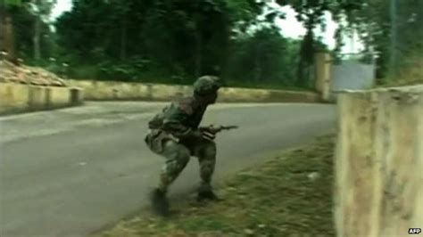 Police And Army Officers Killed In Kashmir Militant Attack Bbc News