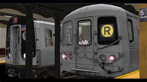 OpenBve Multiplayer RP R R Train To Far Rockaway YouTube