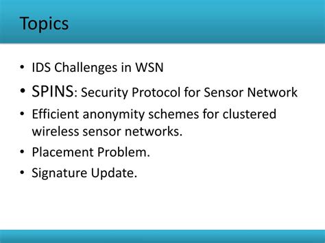 Ppt Intrusion Detection System Wsn Powerpoint Presentation Free Download Id1009200