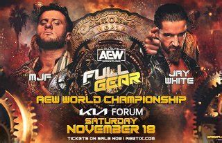 AEW Full Gear live results: MJF vs. Jay White World title match
