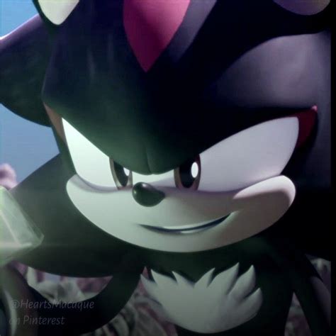 Shadow The Hedgehog From Sonic The Hedgehog Is Looking At Something In