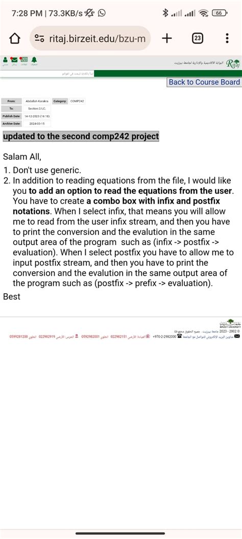 Solved In This Project You Will Implement Anequation Chegg Com