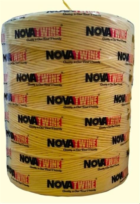 Yellow Polypropylene Baler Twine Rope For Agriculture Packaging Type