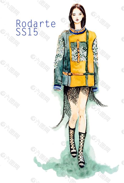 时尚女装设计图产品工业素材免费下载图片编号8566338 六图网