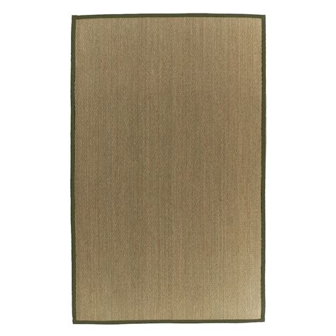 Lanart Rug Natural Seagrass Green 8 Ft X 10 Ft Indoor Textured