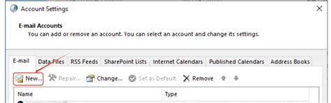 Add An Email Account To Outlook Via Control Panel Windows Web Web
