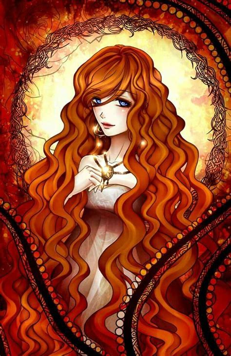 Redhead Goddess Art