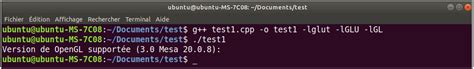 Programmer En C Avec Opengl Sous Ubuntu