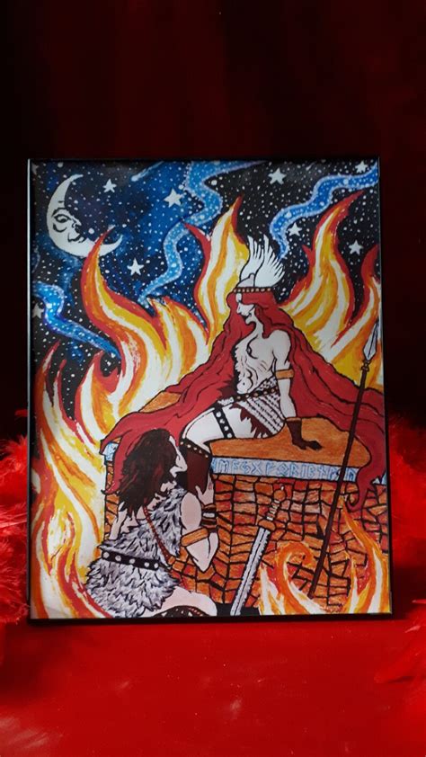 Norse Mythology Sigurd And Brunhilde Twin Flame Etsy