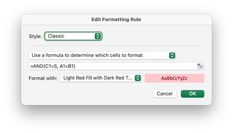 Excel On Mac Conditional Formatting Exceptions Super User