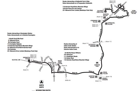 Marta Bus Route No 119 Hairston Road To Stone Mtn Village Vice