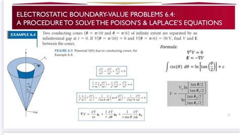 Solved Electrostatic Boundary Value Problems 6 4 A