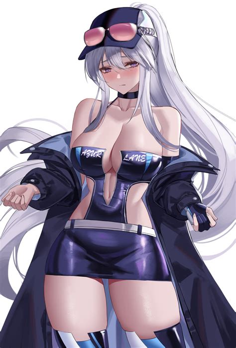 Rule 34 1girls Absurdres Azur Lane Bangs Baseball Cap Blush Breasts