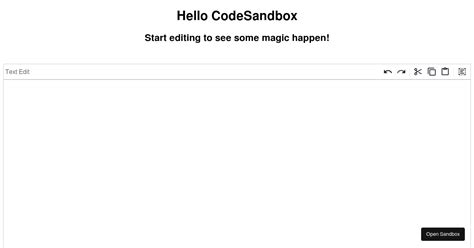 Emoji Input Field Codesandbox