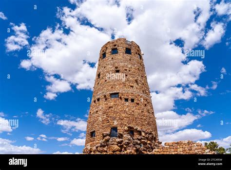 Desert View Watchtower In Grand Canyon National Park In Arizona United