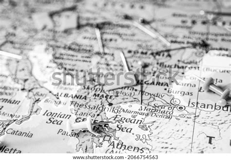 유럽의 상세한 정치 지도 스톡 사진 2066754563 Shutterstock