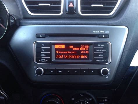 Новая штатная магнитола на Киа Рио) — KIA Rio (3G), 1,6 л, 2012 года ...