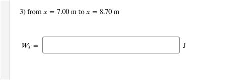 Solved The Graph Shows The X Directed Force Fx Acting On An