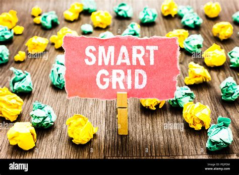 Word Writing Text Smart Grid Business Concept For Includes Of Operational And Energy Measures