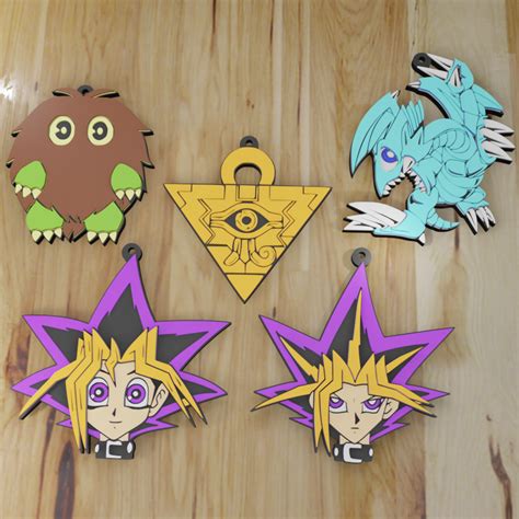 3d File Pack Yugi Oh 5 Llaveros Keychain Stl Y 3mf 🗝️ ・3d Printer Model To Download・cults