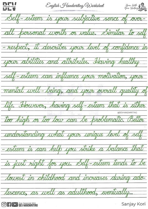 Pin By Ramya R On Happy Morning Quotes In 2025 Cursive Writing Practice Sheets Learning