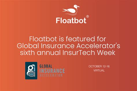 floatbot is featured for gia s sixth annual insurtech week