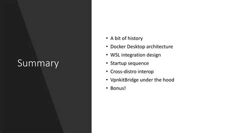 Wslconf Docker Desktop Wsl 2 Integration Ppt