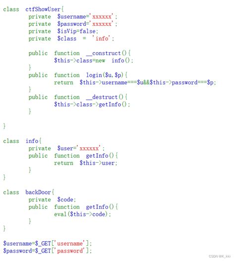 Ctfshow Web入门 反序列化 Csdn博客