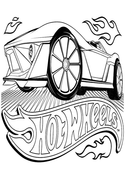 Dibujos Para Colorear Hot Wheels Dibujosparacolorear Eu