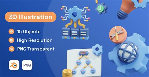 Workflow 3d Illustration Objects Ft 3dworkflow And Digitalworkflow