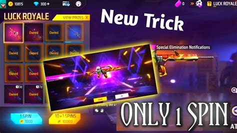 New Weapon Royale Free Fire 1 Spin Trick 1 Spin Trick In New Weapon