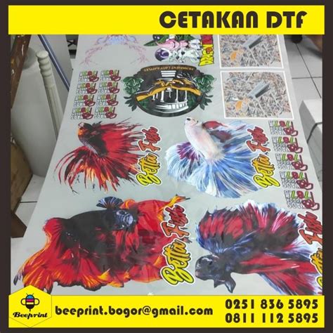 Jual Cetak Dtf Sablon Digital Mesin Large Format Siap Press Meteran