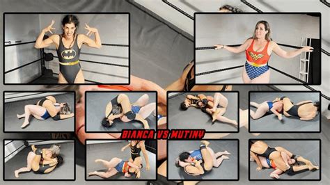 Bianca Vs Mutiny Competitive Wrestling Match Competitive Wrestling