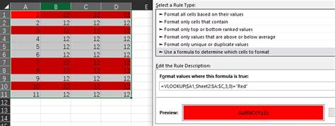 Excel Conditional Formatting Based On A Matching Value In Another