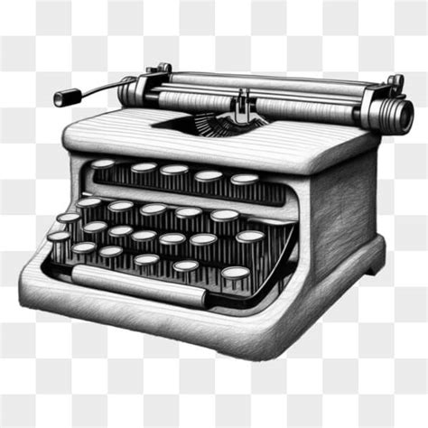 Download Vintage Typewriter Sketches Online Creative Fabrica