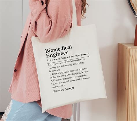 Biomedical Engineer Definition Tote Bag Custom Biomedical Engineer