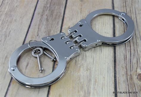 Mtech Tactical Hinged Pro Handcuff Double Locking Two Keys Made In