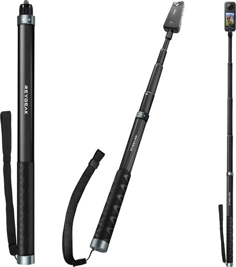 Amazon Com 36cm To 3m Invisible True Carbon Fiber Selfie Stick For Insta360 Insta 360 X4 One X3