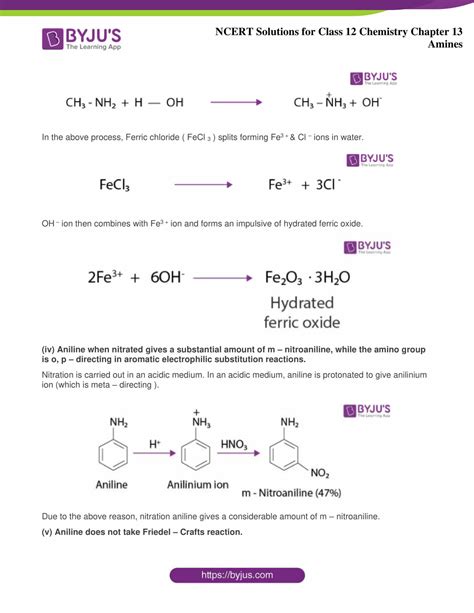 Ncert Solutions For Class 12 Chemistry Chapter 13 Amines