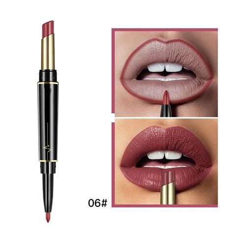 Donggwts 16 Color Lip Liner And Lipstick Double Ended Lip Pen Makeup