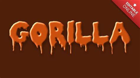 Gorilla Text Style Effects Generator