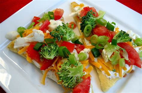 Garden Veggie Pizza Squares Cooking Amour